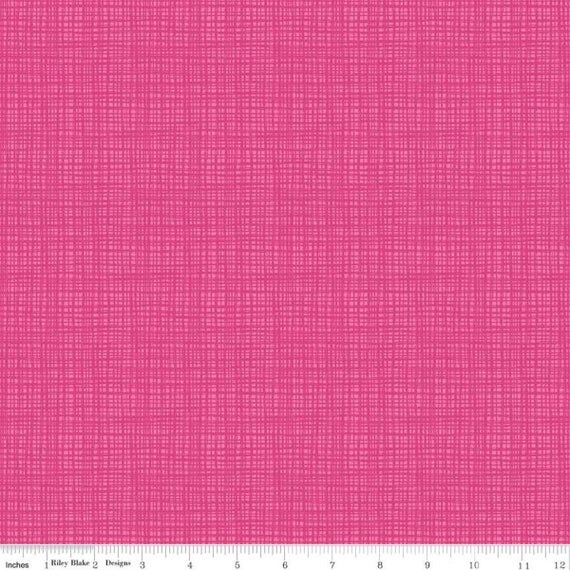 Hot Pink Tone on Tone Cross Hatch Fabric Riley Blake Designs - Etsy