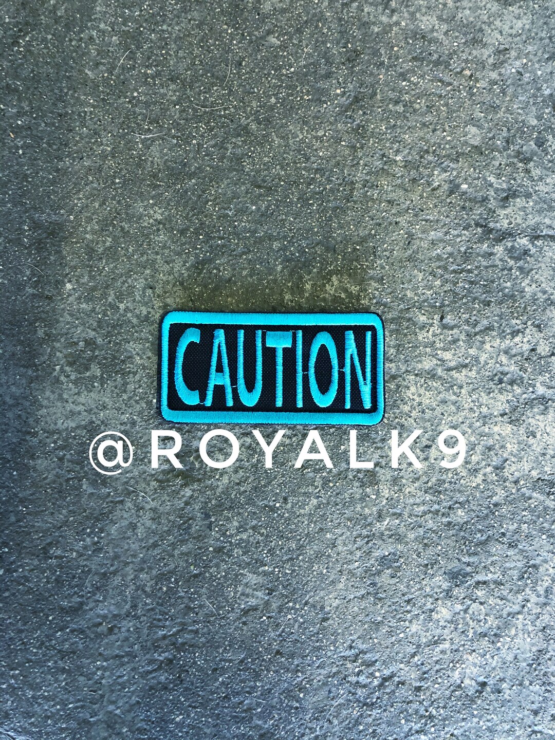 2x4 Caution Patch - Etsy