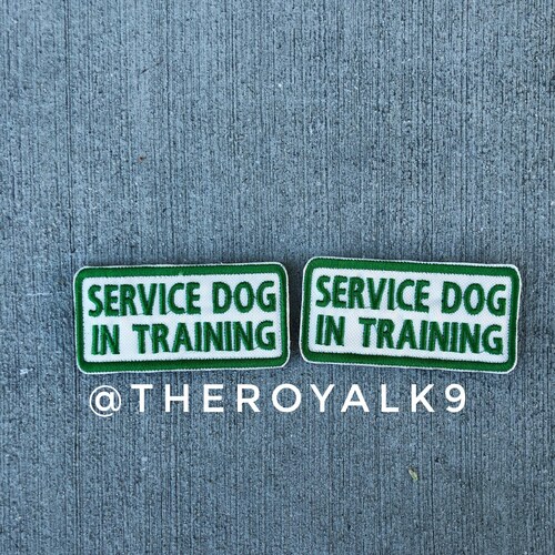 Patch IN TRAINING Patch for Working Dog in Training | Etsy
