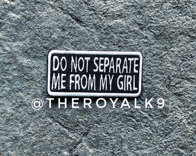 2x4 Do Not Separate Me Patch - Etsy