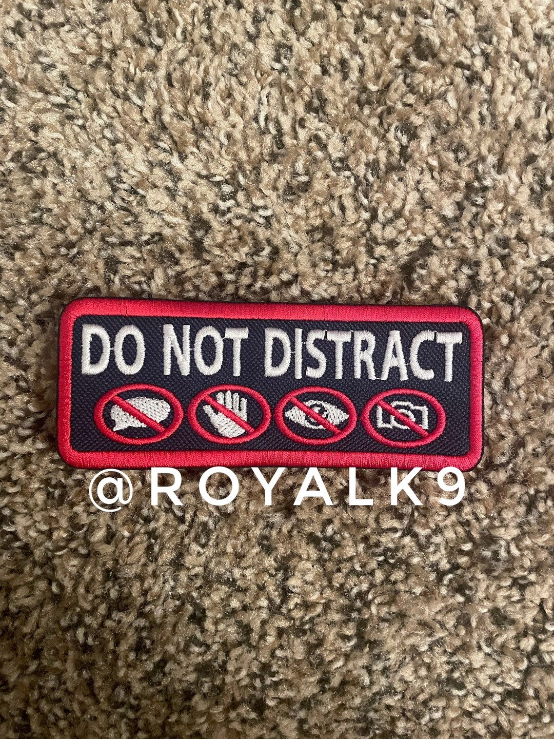 2x5 Do Not Distract W/symbols - Etsy