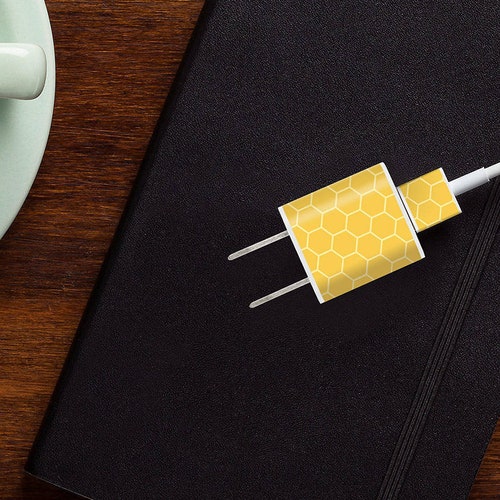 Iphone Charger Decal Honeycomb Design Colorful and Fun - Etsy