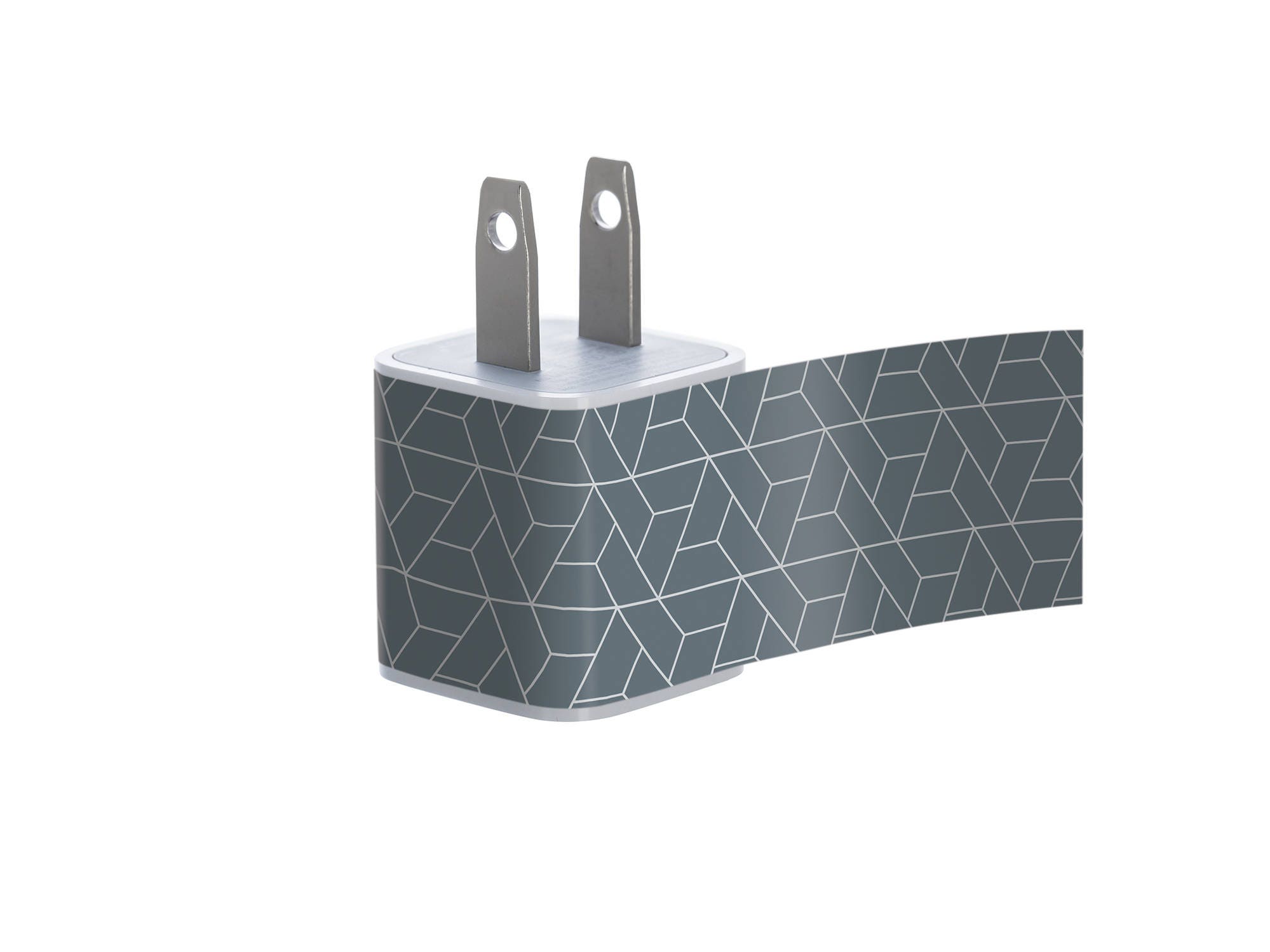 IPhone Charger Decal - Trapezoid Ocean Grey, to Match Your Grey Iphone ...