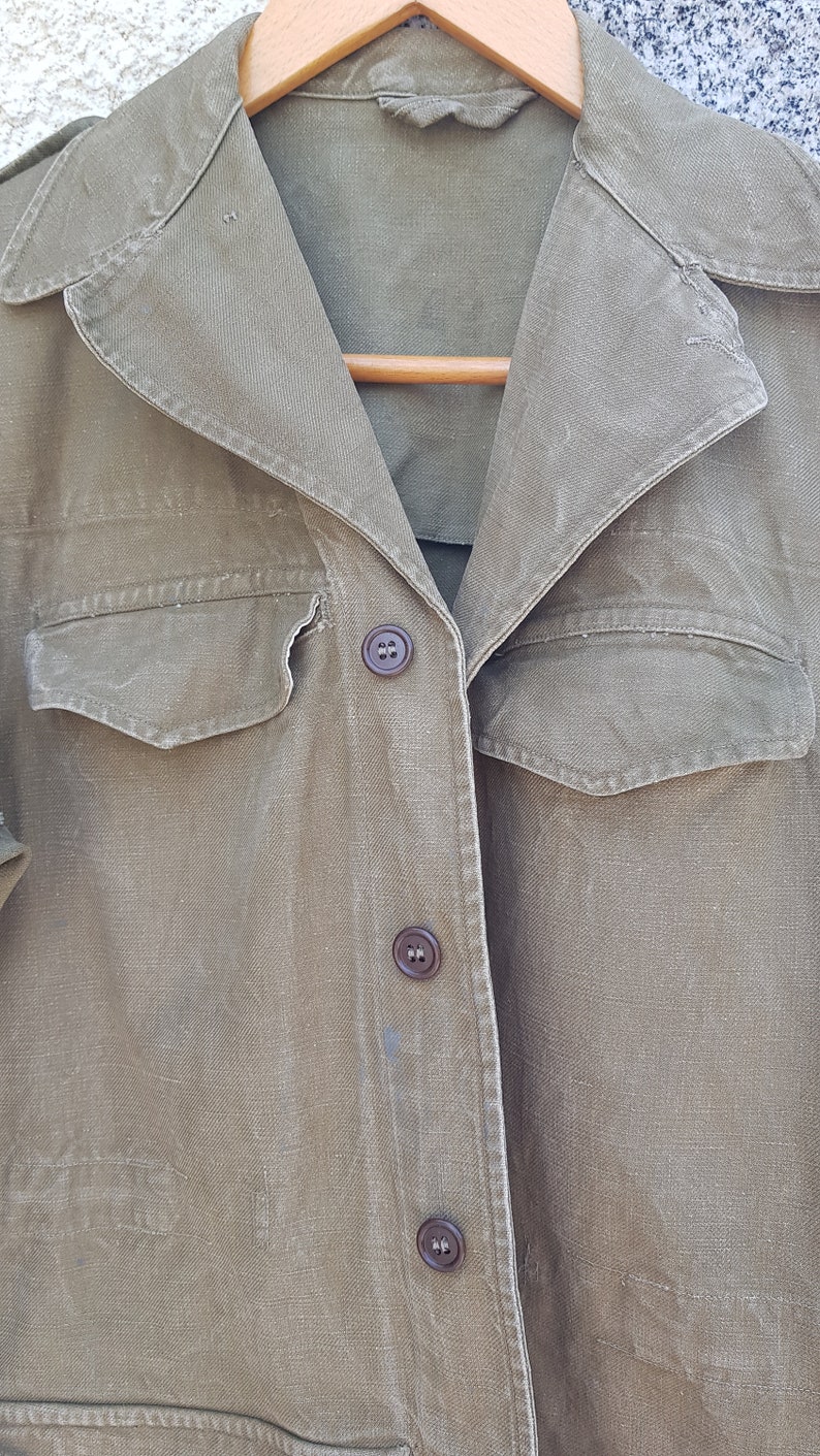 1970s French M47 Khaki Army Military Jacket Militaria - Etsy
