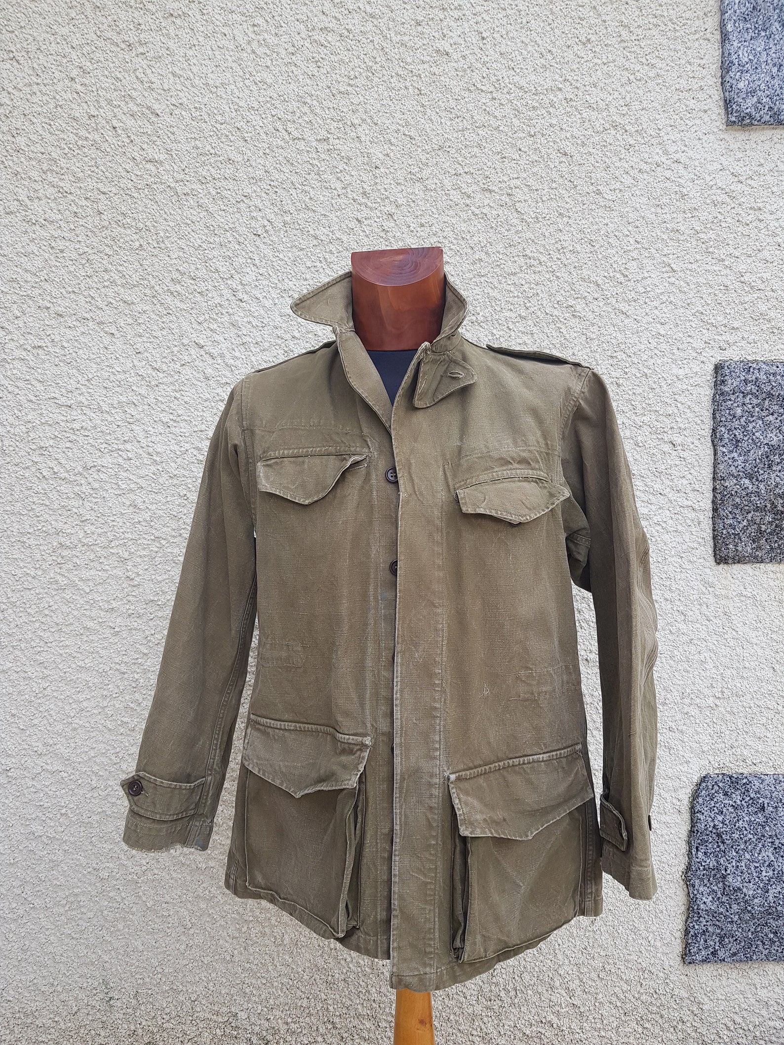 1970s French M47 Khaki Army Military Jacket Militaria - Etsy
