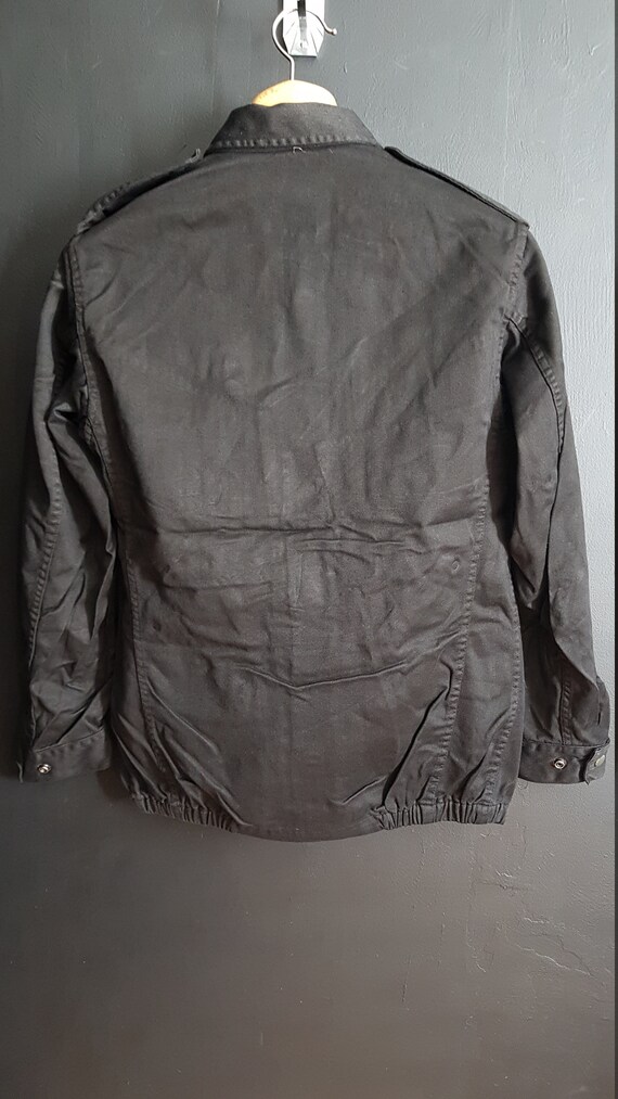 Vintage French M64 army field jacket black S/M - Gem