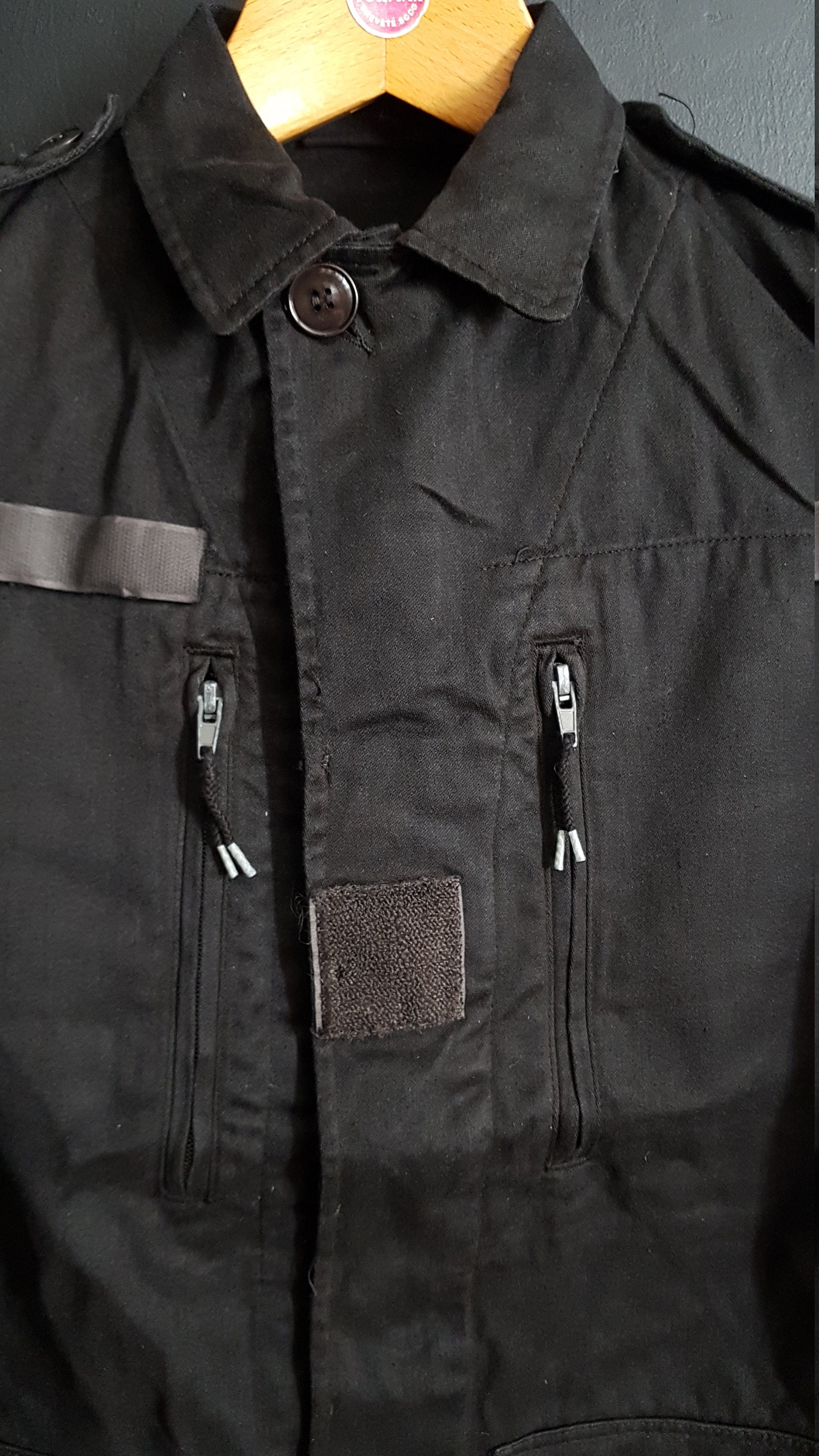 Vintage French M64 Army Field Jacket Black S/M - Etsy