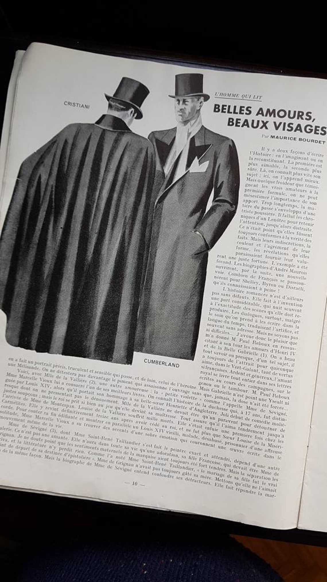 Vintage French Mens Style Magazine L'homme Formal - Etsy