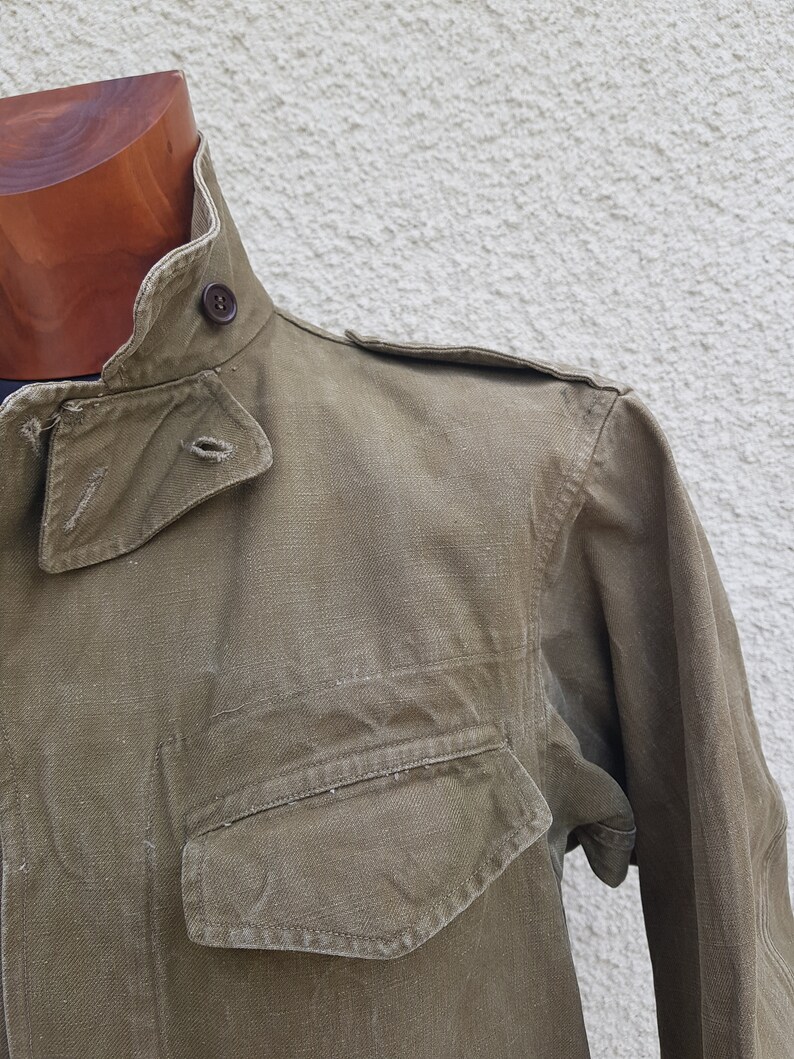 1970s French M47 Khaki Army Military Jacket Militaria - Etsy