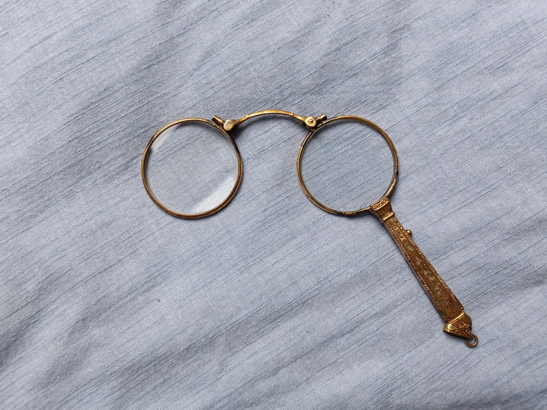 Antique 1920s 1930s Lorgnette Folding Theatre Reading Glasses ...