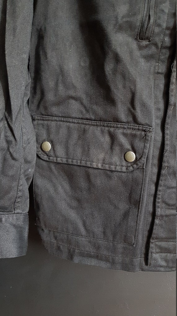 Vintage French M64 army field jacket black S/M - Gem