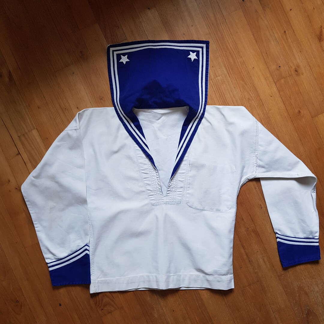 French Marine Nationale Navy Sailors Top Mens XS-S - Etsy