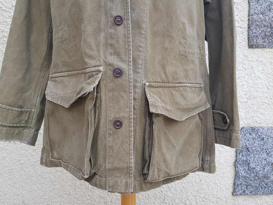 1970s French M47 Khaki Army Military Jacket Militaria - Etsy