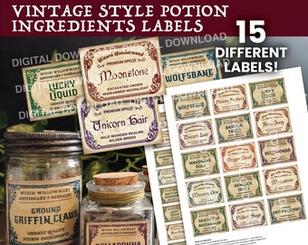 Potion Ingredients - Etsy