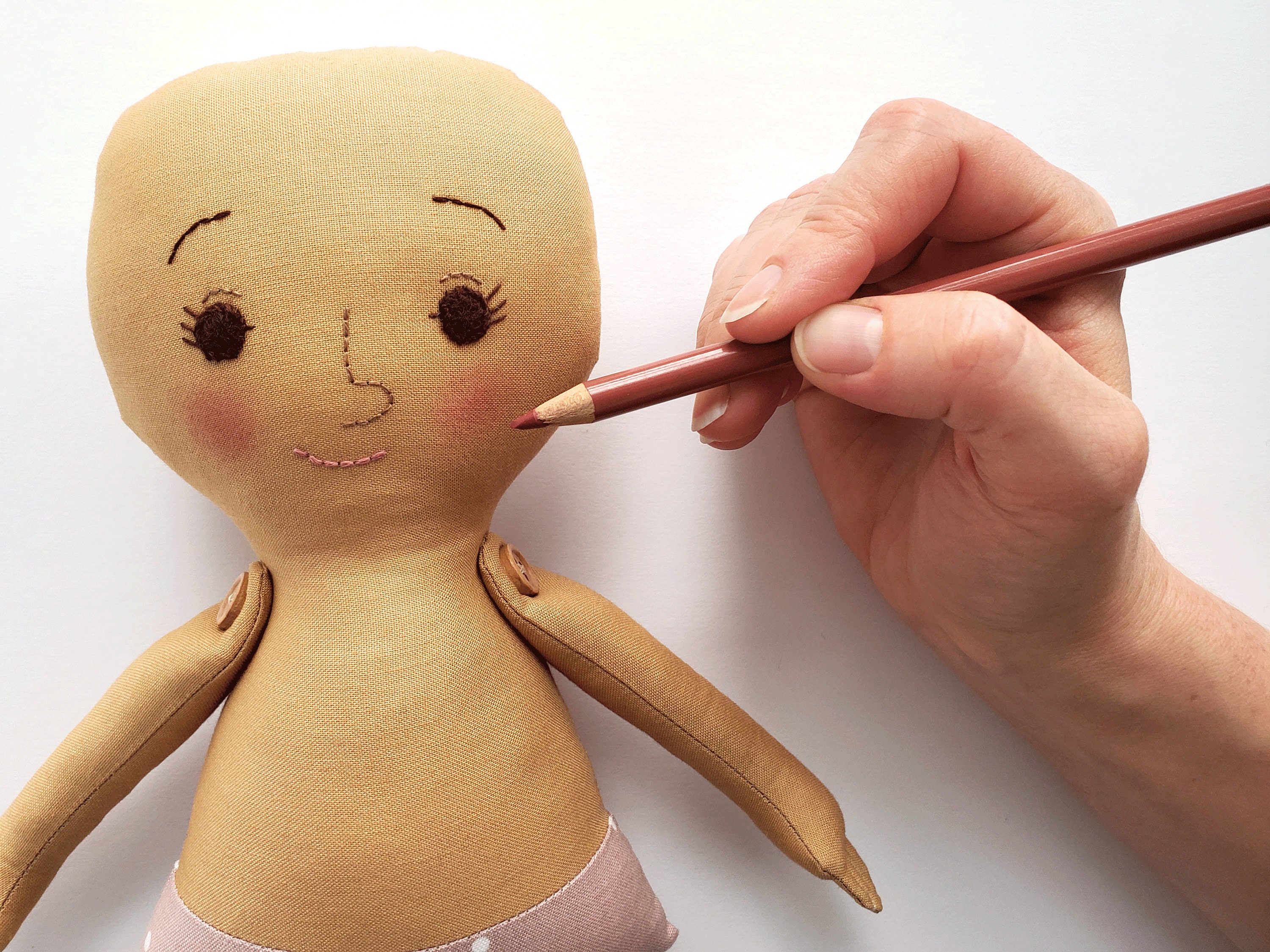 Heirloom Doll PDF Sewing Tutorial and Pattern Button-jointed - Etsy