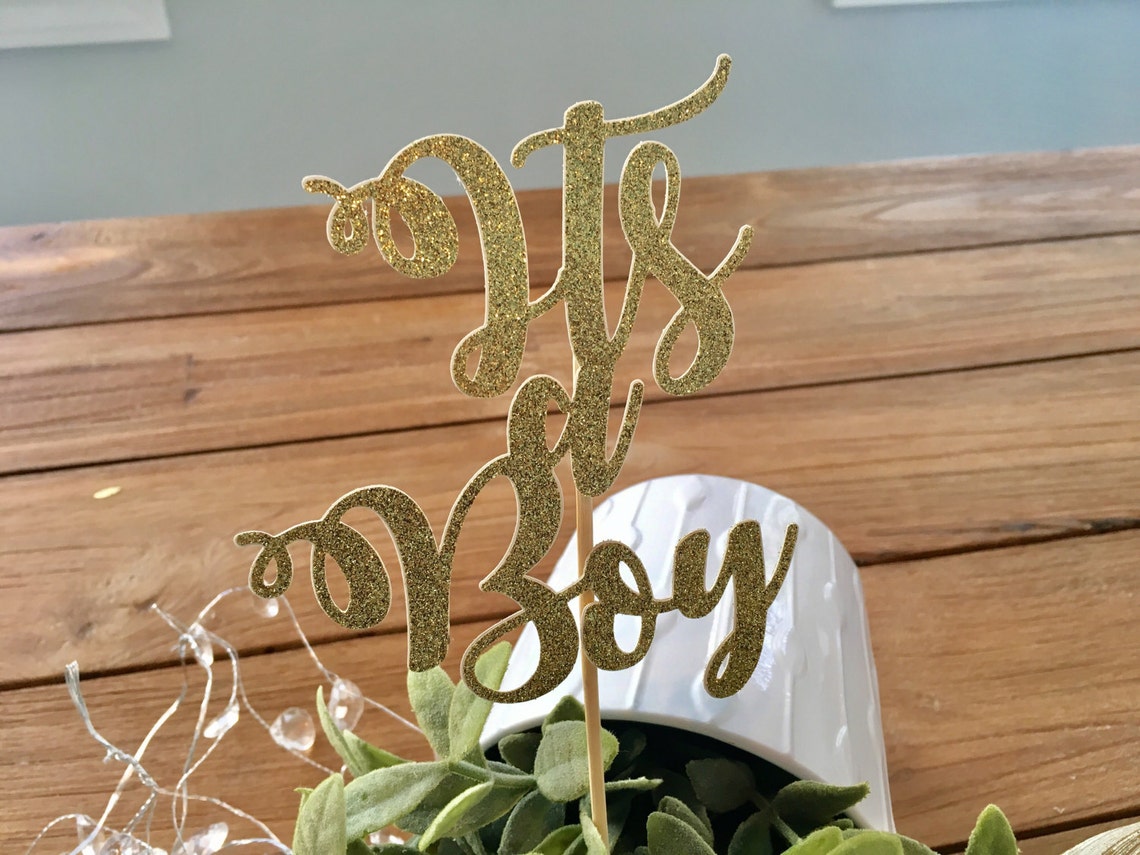 Its a Boy Cake Topper, Baby Boy Cake Topper, Baby Boy Baby Shower,baby ...