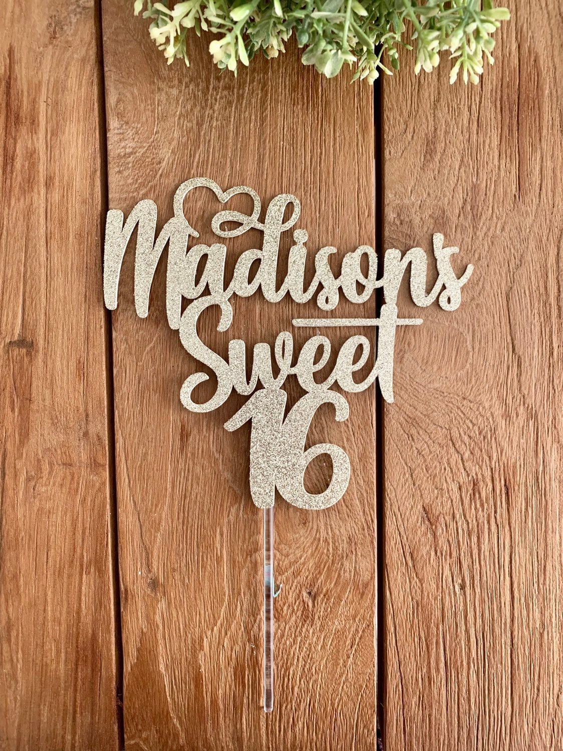 Sweet 16 Cake Topper Sweet Sixteen Cake Topper 16 Birthday - Etsy