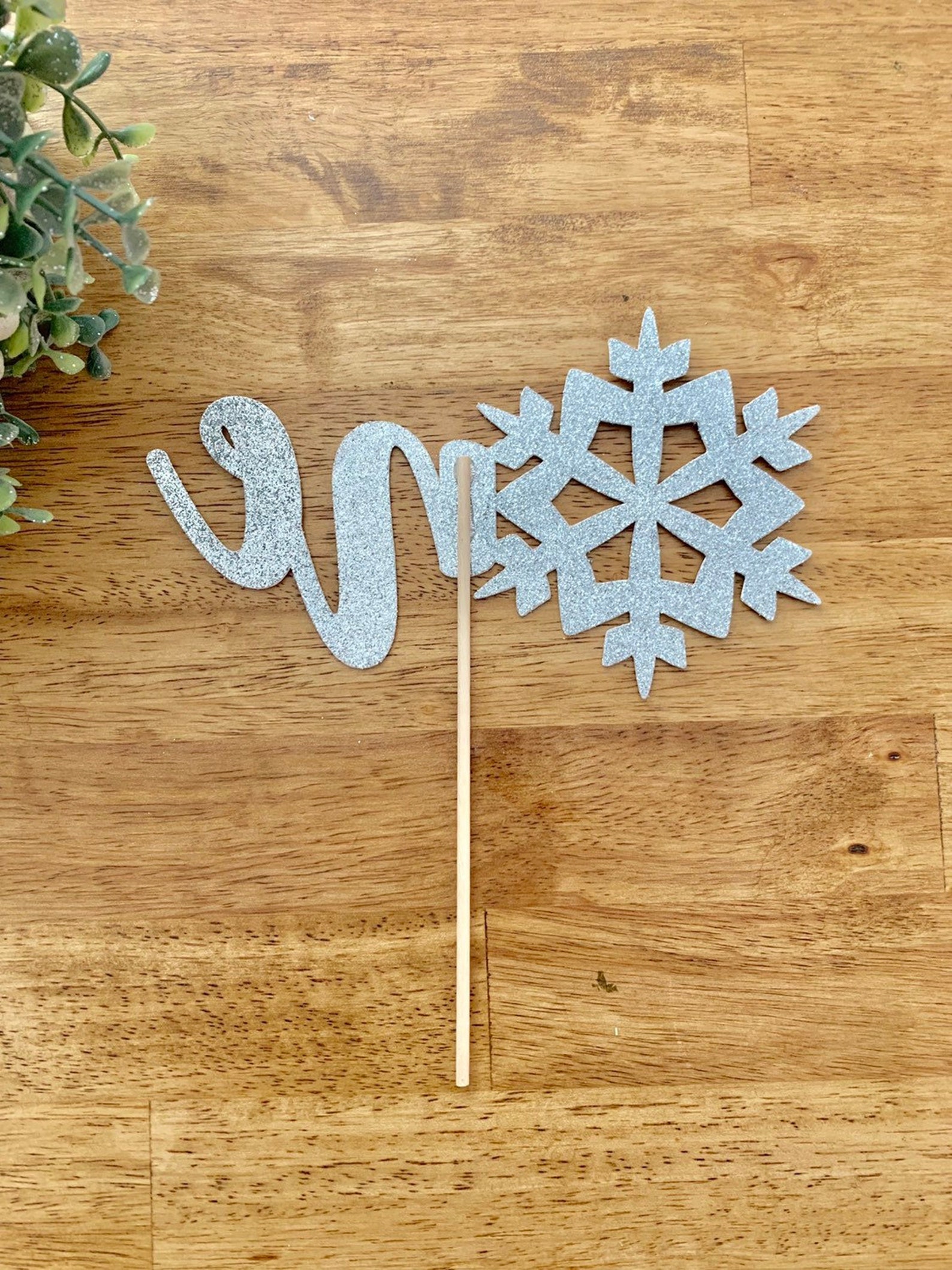 Snowflake Cake Topper One Cake Topper One Cake Topper First - Etsy