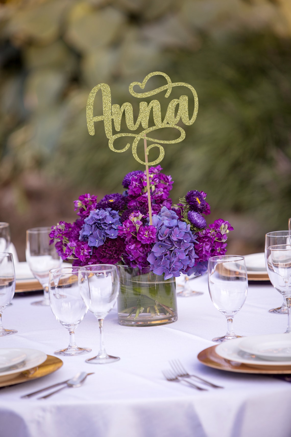 Custom Name Centerpiece, Happy Birthday Centerpiece, Custom Centerpiece ...