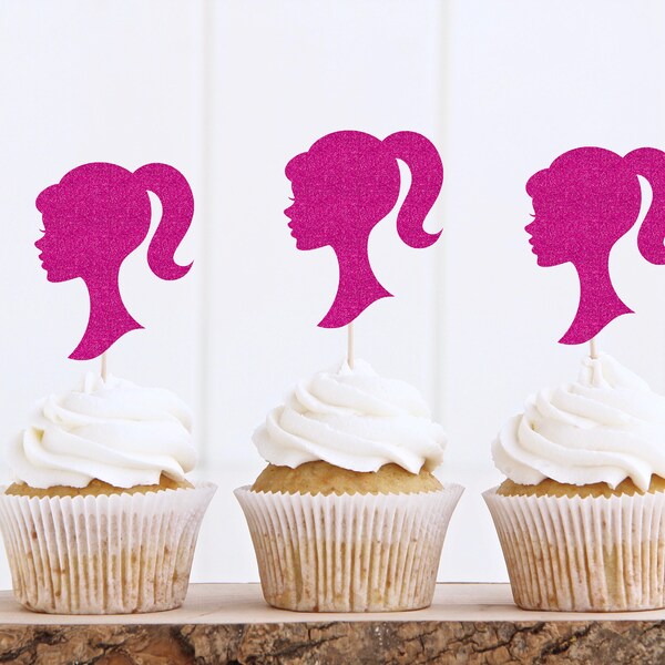 Barbie and Ken Cupcake Topper - Etsy