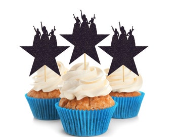 Sweet Sixteen Cupcake Toppers, Sweet 16 Birthday Party, Happy Birthday ...