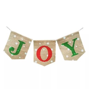 JOY Banner, Christmas Banner, Christmas Decoration - Etsy