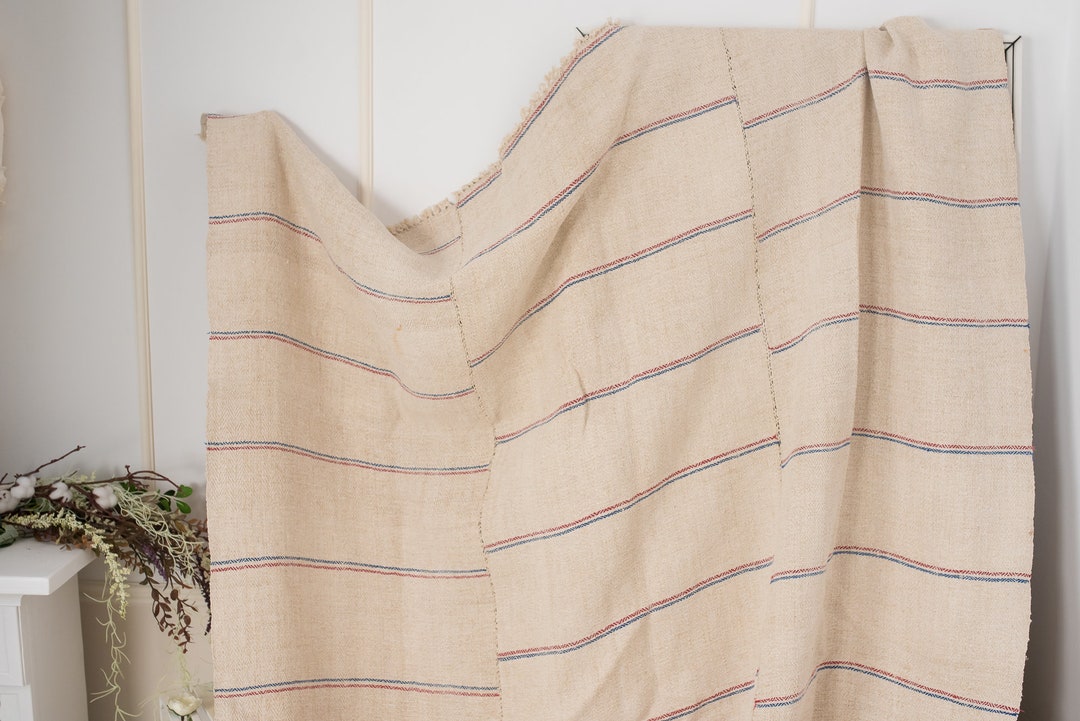 Grain Sack Throw/ Grain Sack Throw Blanket/ Antique Duvet Cover/ Grain ...