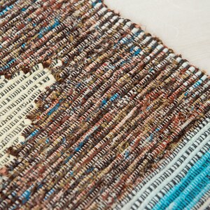 Rag Rug Large/ Antique Rag Rug/ European Rag Rug/ Rag Rug Loom/ Rag ...
