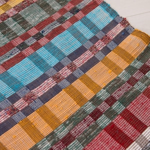 Rag Rug Handmade / Colorful Rag Rug/ Antique Rag Rug/ European Rag Rug ...