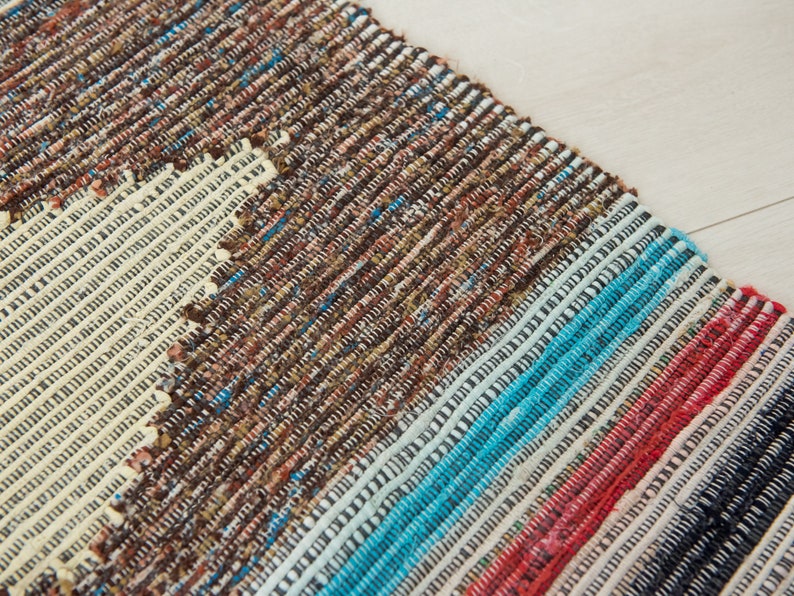 Rag Rug Large/ Antique Rag Rug/ European Rag Rug/ Rag Rug - Etsy