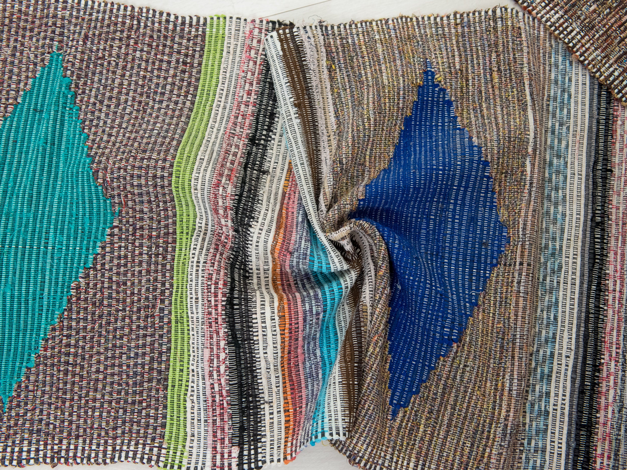 Rag Rug Large/ Antique Rag Rug/ European Rag Rug/ Rag Rug - Etsy