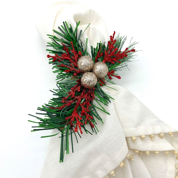 Red Napkin Ring - Etsy