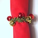 Jingle Bells Napkin Rings, Christmas Napkin Ring, Christmas Table Decor ...