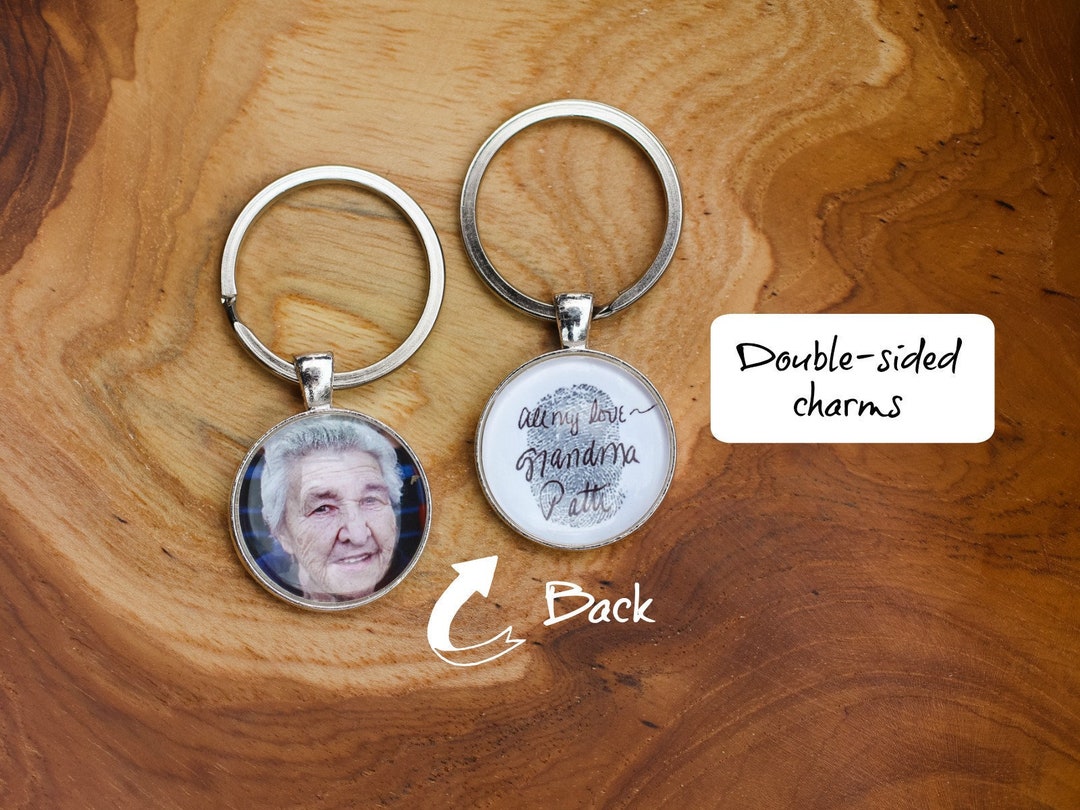 Handwriting and Photo Key Chain Memorial Gift, Loss of Loved One ...