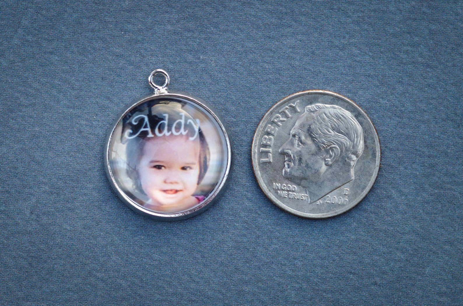 Fingerprint Charm, Photo Charm, Clip on Bracelet Charm, Personalized ...
