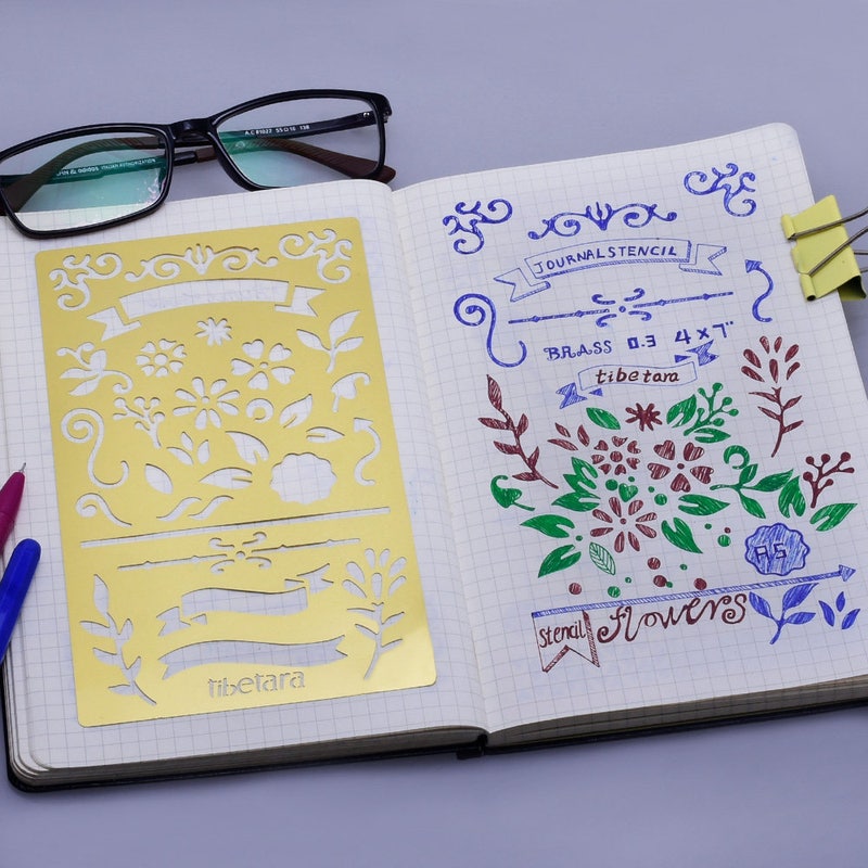 Bullet Journal Stencils - Etsy