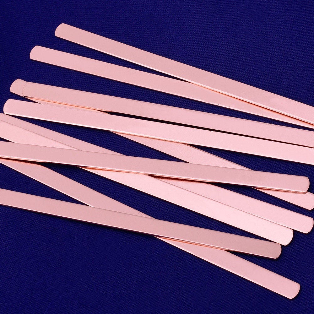 Copper Rectangle BlanksMetal Stamping Blank Rectangle Metal | Etsy