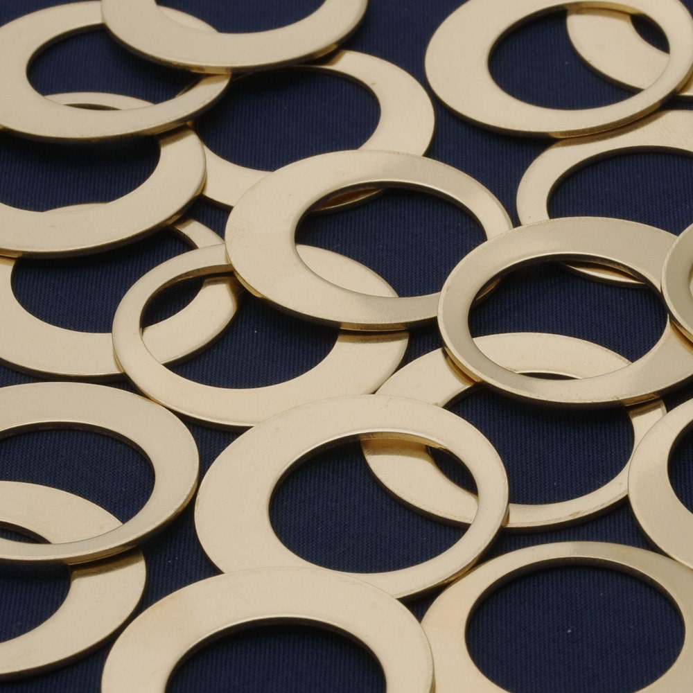Brass Round Offset Washers Stamping BlanksHandmade Stamping | Etsy