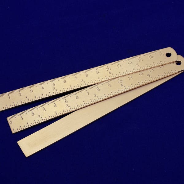 Brass Ruler - Etsy