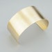Minimalist Large Brass Cuff Bracelet,multi Sizes,bangle Cuff Bases in ...