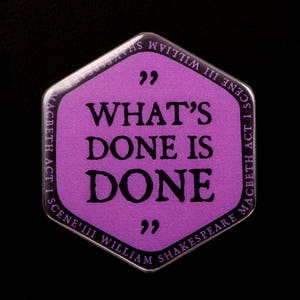 SHAKESPEARE QUOTES Hexagonal Glossy Fridge Magnets | Shakespeare Cute ...