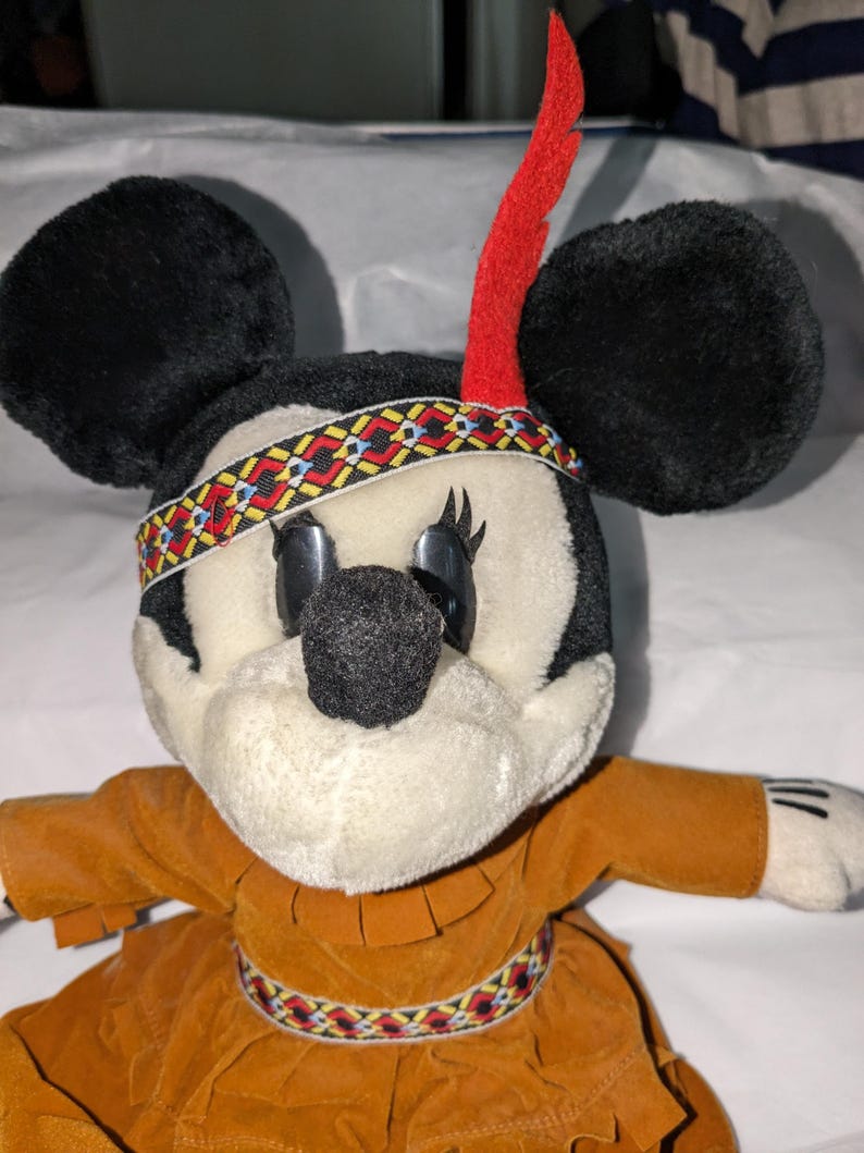 Vintage Native Indian Minnie Mouse Plush Disney Sri Lanka - Etsy
