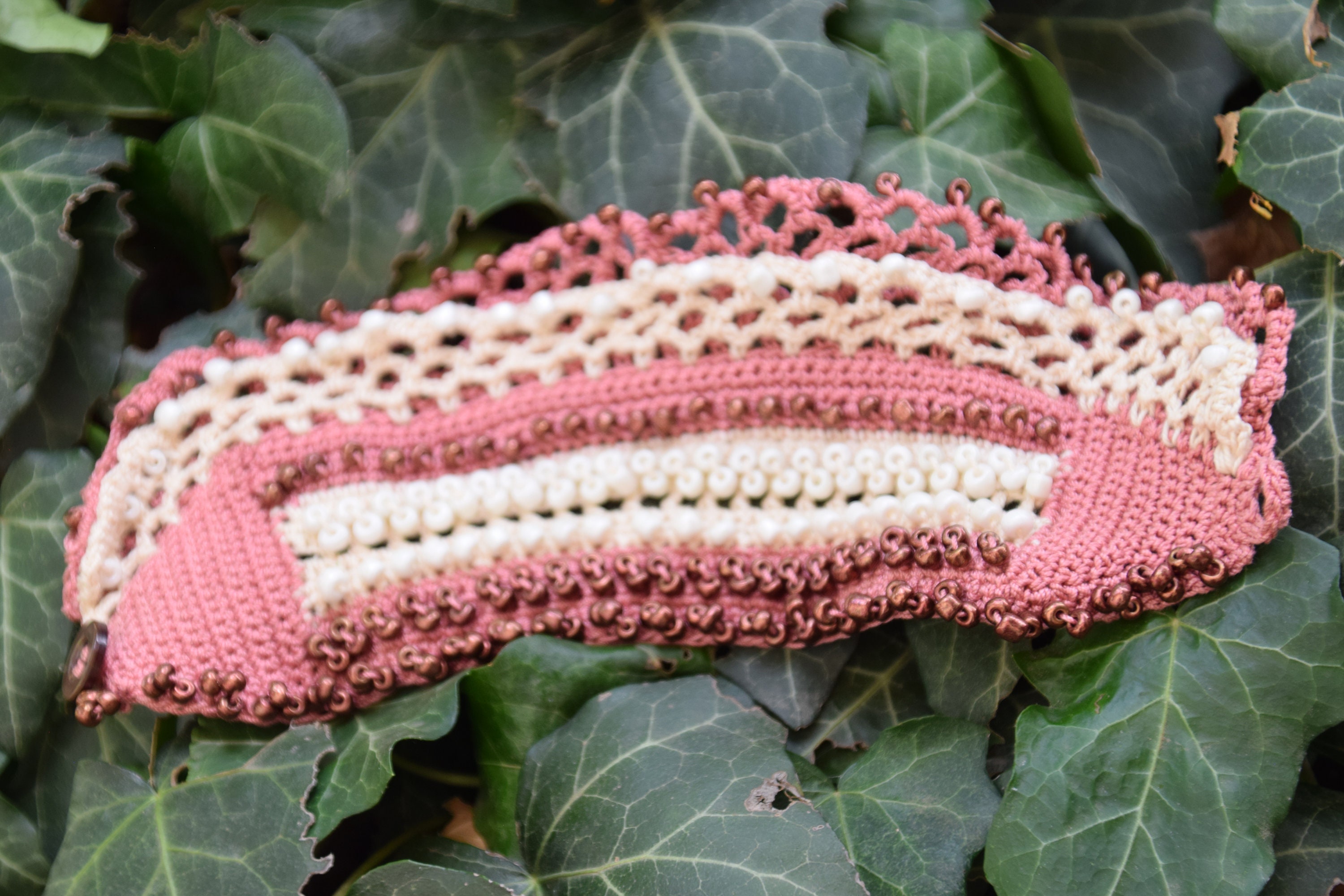 Crochet Lace,beaded Cuff Bracelet,romantic Boho,hipster Bracelet,boho ...