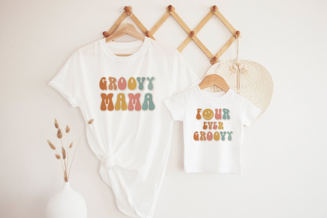 Four Ever Groovy Birthday Shirt, 4th Birthday Shirt, 4ever Groovy Shirt ...