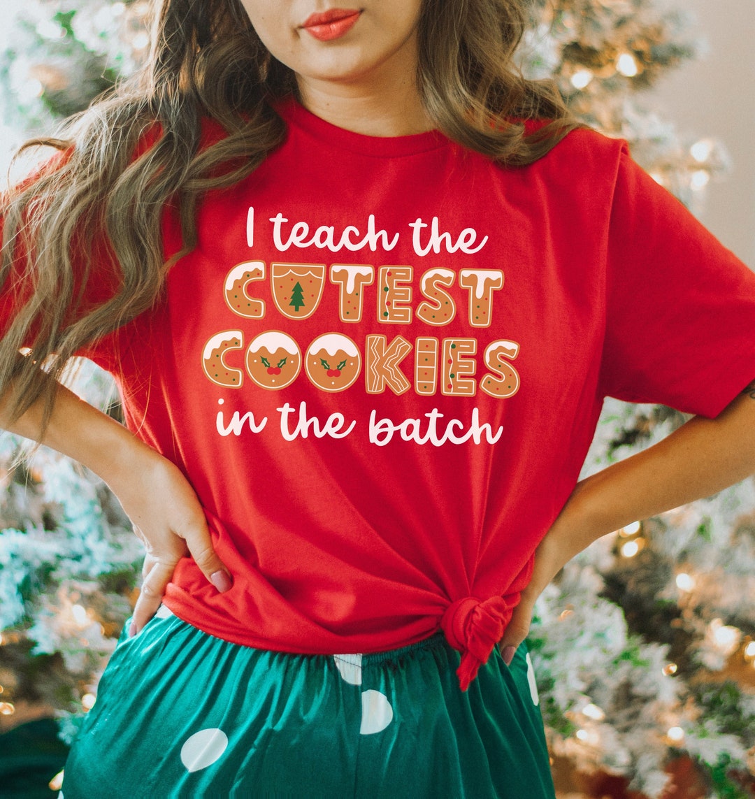 Teacher Christmas Shirt, Teacher Holiday Shirt, I Teach the Cutest ...