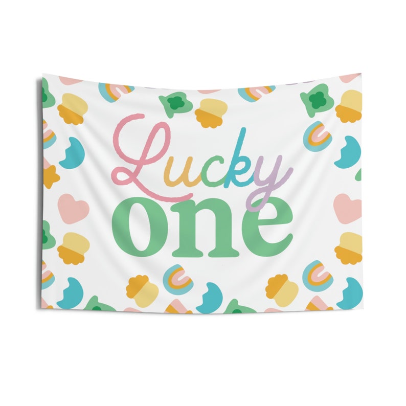 Lucky Charms Birthday Backdrop St Patricks Day Birthday - Etsy