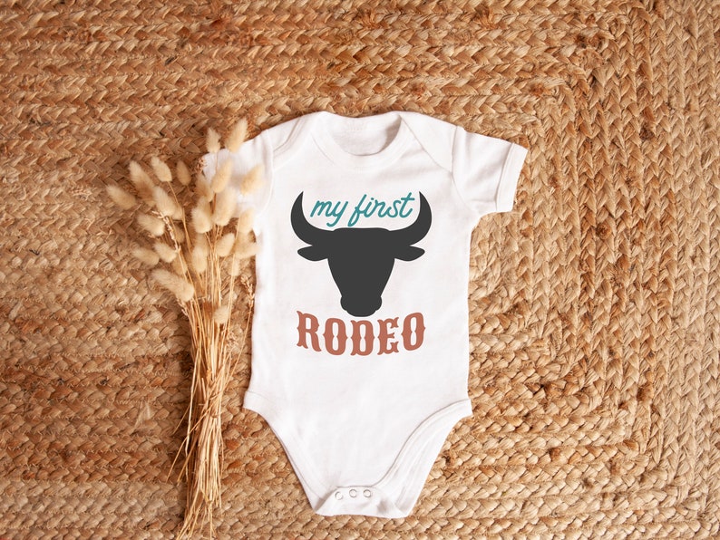 My First Rodeo Birthday Shirt 1st Birthday Shirt Cowboy - Etsy