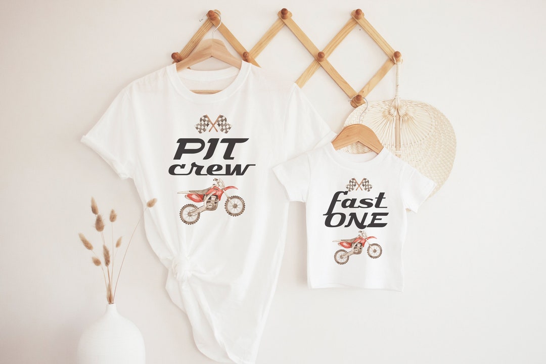Dirt Bike 1st Birthday Shirt: "fast One" Family Matching Tees - Etsy