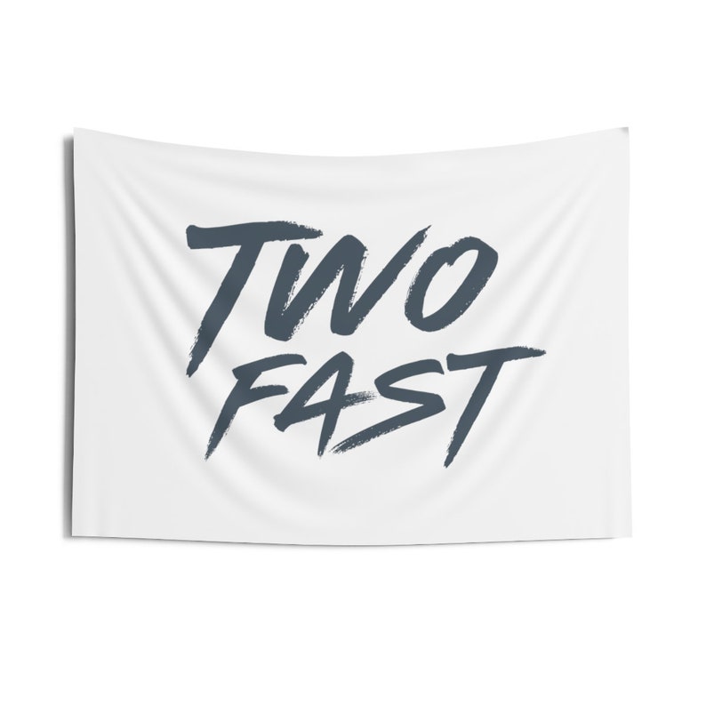 Two Fast Birthday Backdrop Two Fast Birthday Banner Race Car - Etsy