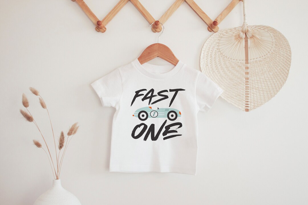 Fast One Birthday Shirt: Race Car 1st Birthday Outfit - Etsy